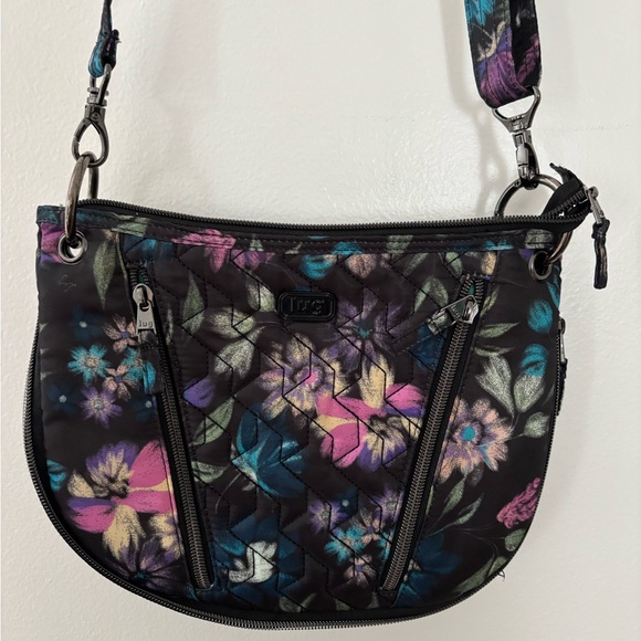 lug | Bags | Lug Swivel Convertible Crossbody Bloom Black | Poshmark